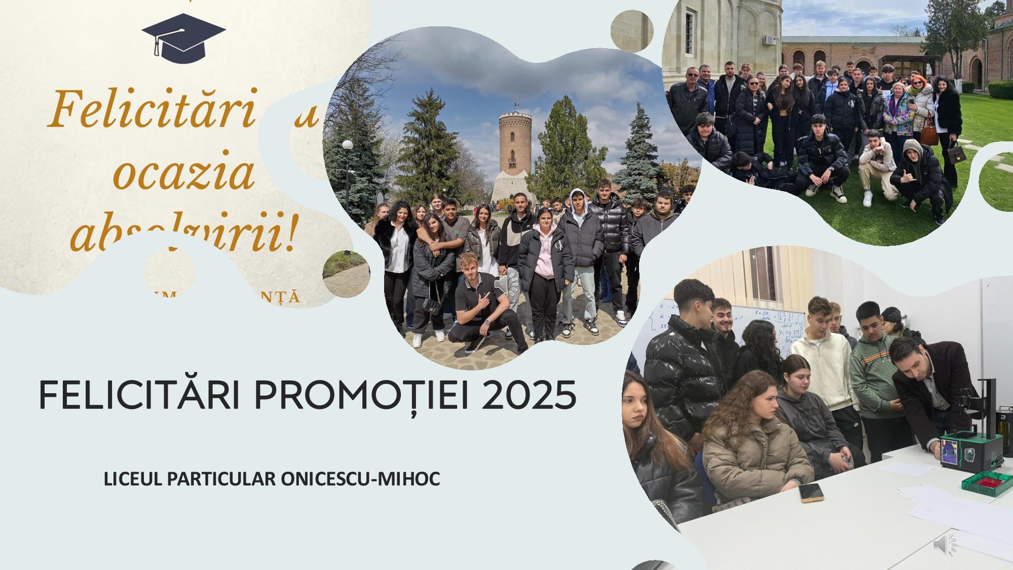 Final an școlar 2025 | Liceul Particular Onicescu-Mihoc